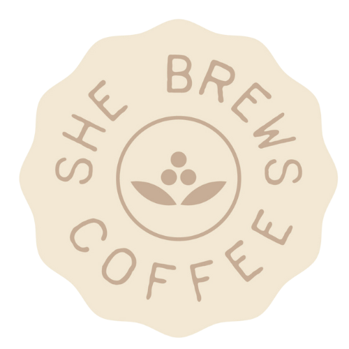 She Brews Coffee logo